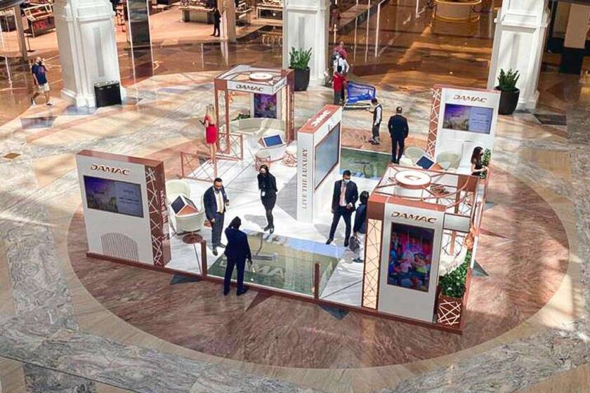 DAMAC Stand at MOE - Naam Creation